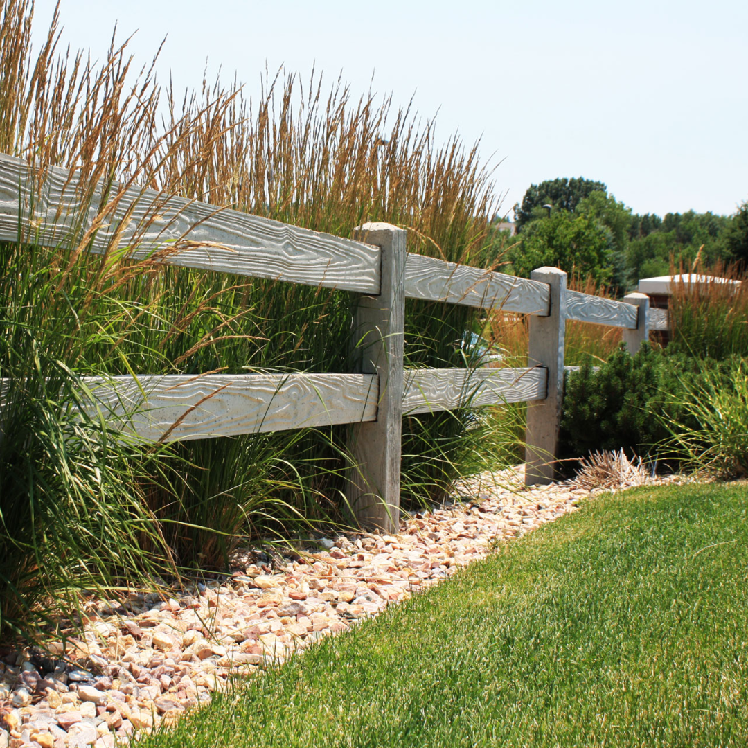 Concrete Split Rail Fence in Colorado | Learn More