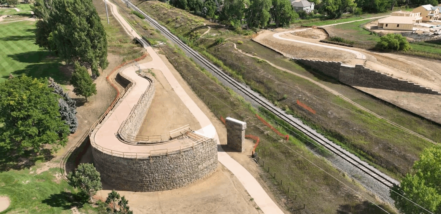 Navigating Complex Terrain: A S-Curve Pedestrian Bridge in Fort Collins ...